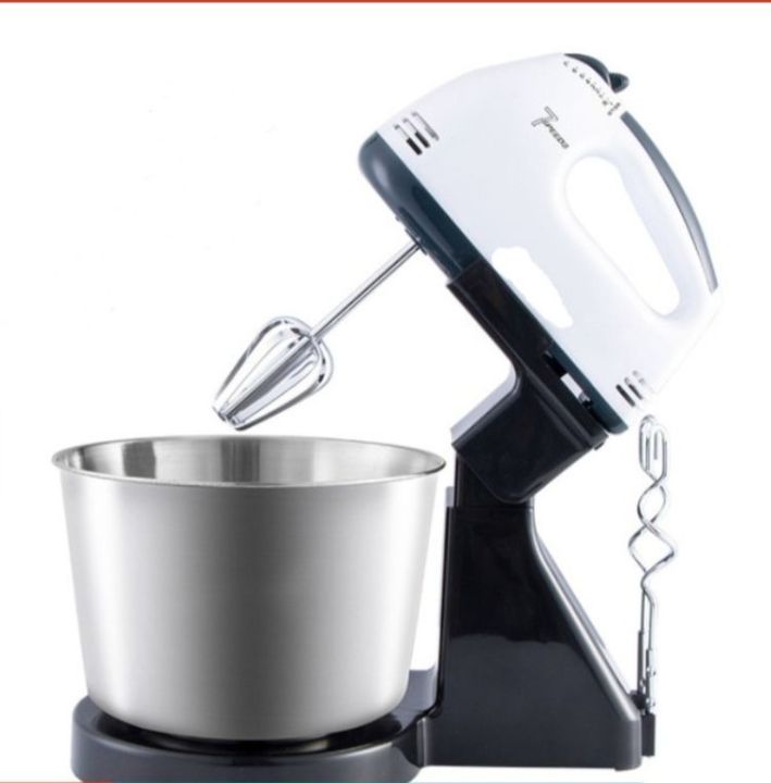 Electric Stand Setting Power Egg Beater Kitchen Mixer with Dough Hooks ...