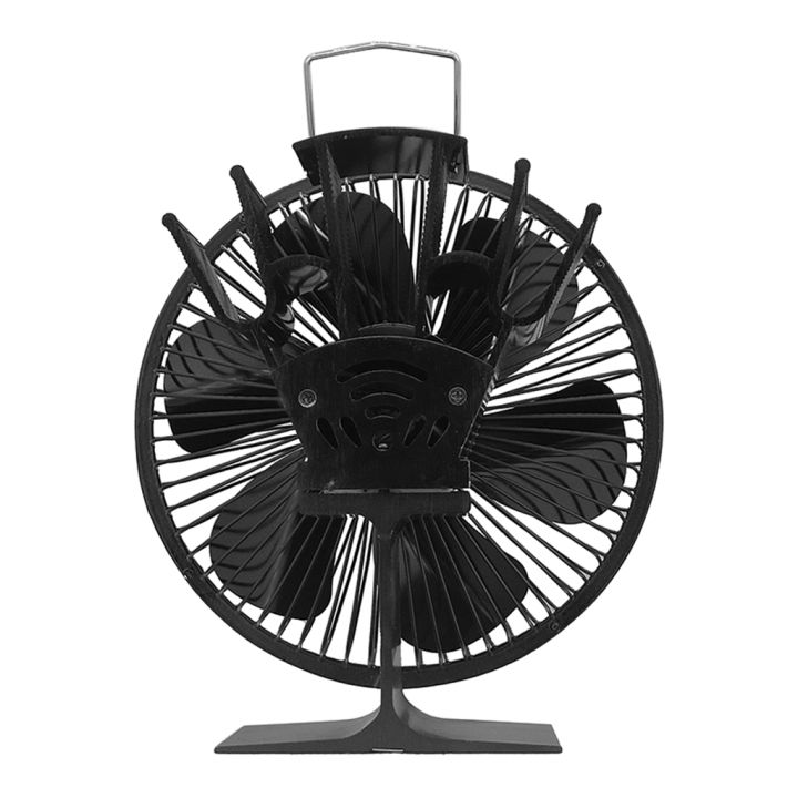 Eco Friendly Auto-sensing Fireplace Fan 6-Blade Newly Heat Powered ...