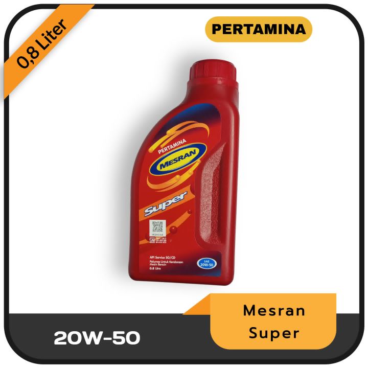 Oli Mesran Super 0.8 Liter | Lazada Indonesia