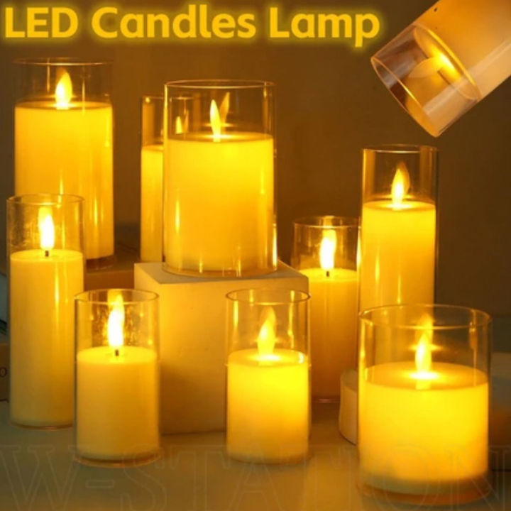 Flameless LED Candle Lights TableParty Wedding Birthday Decoration ...