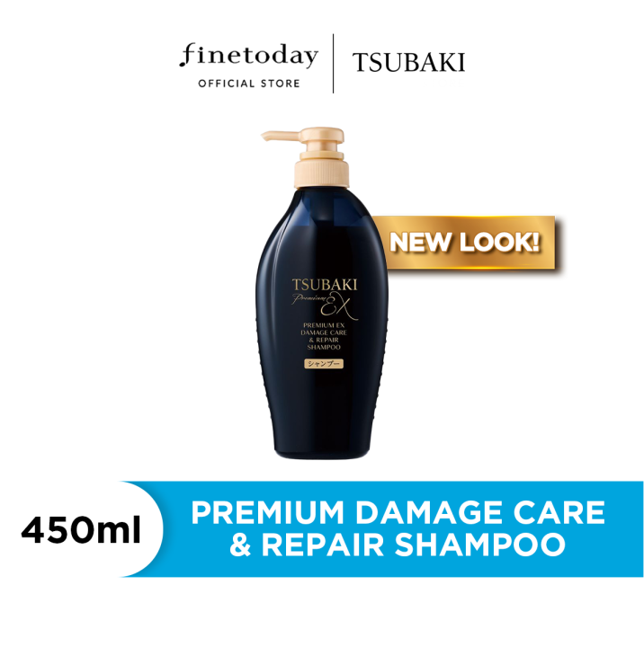 TSUBAKI Premium Ex Damage Care & Repair Shampoo 450ML | Lazada PH