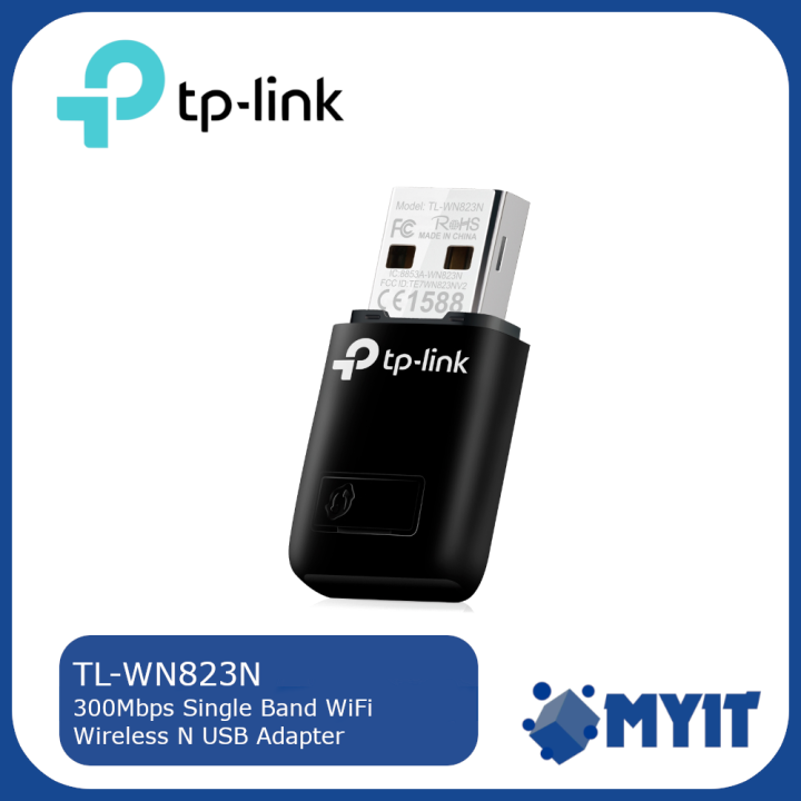TP-Link TL-WN823N Mini Wifi Adapter Wireless N300 300Mbps USB Receiver ...