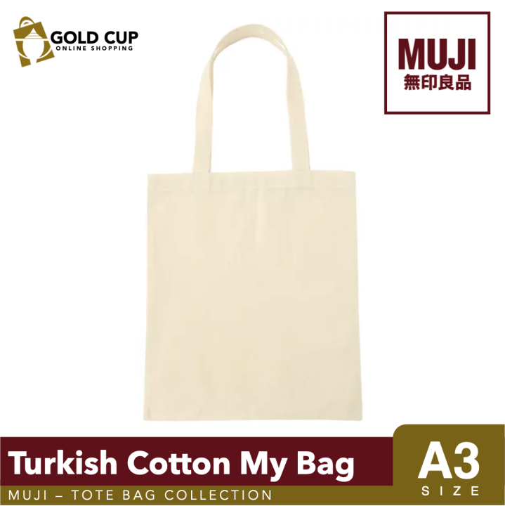MUJI Turkish Cotton My Bag A3 Size (Tote Bags) | Lazada PH