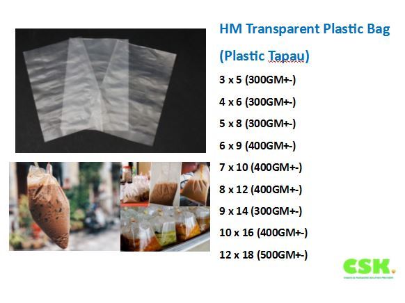 [Food Grade] HM & HD Semi-Transparent Plastic Bag / Plastic Tapau ...