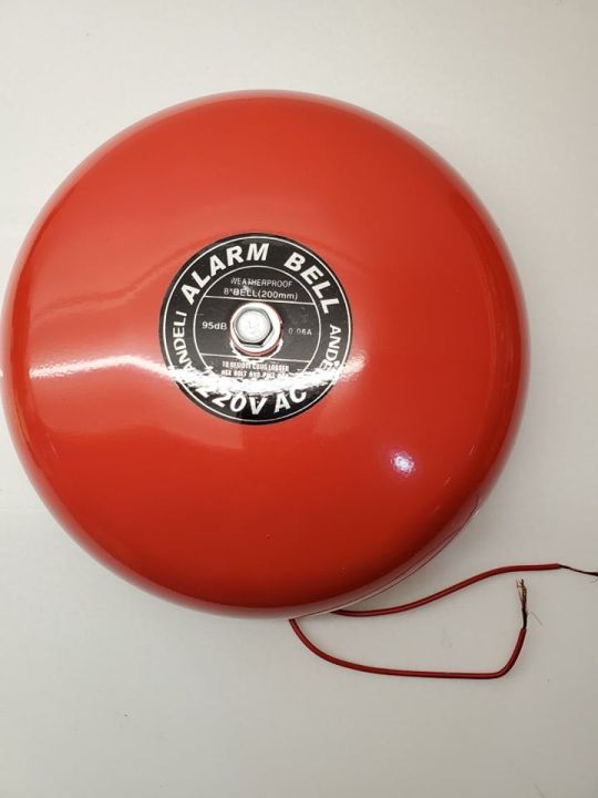 FIRE Alarm Bell 220v 10" inches (RED) | Lazada PH