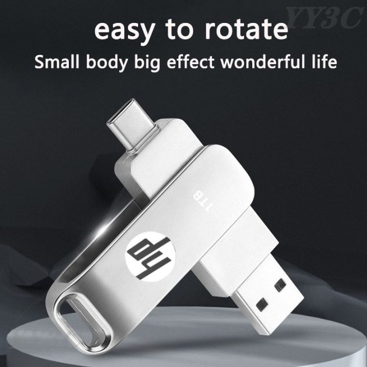 2 in 1 แฟลชไดรฟ์ Usb 2TB Usb Flash Drive 1TB Otg Pendrive สําหรับ Type ...