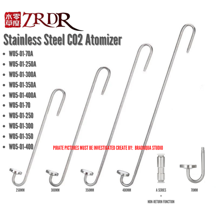 ZRDR Stainless Steel CO2 Atomizer Set | Lazada