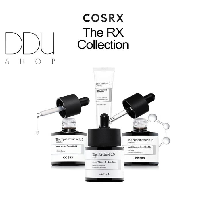 COSRX The RX Collection(Hyaluronic Acid 3 Serum, Niacinamide 15 Serum ...
