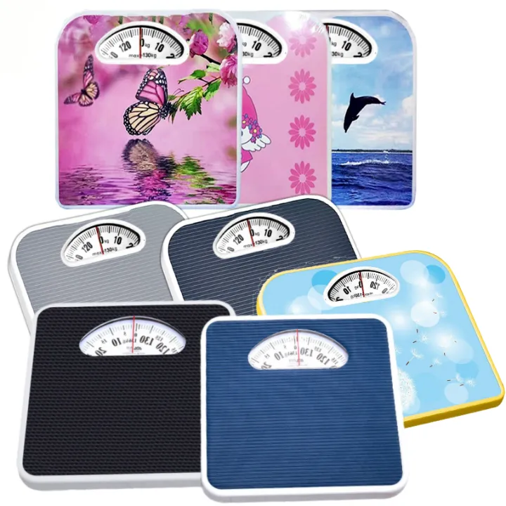 130KG Mechanical Analog Bathroom Weighing Scale Personal Body Health ...