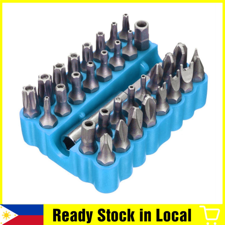 33PCS Screwdriver Bits Impact Set Hex Shank Strong Magnetic Screwdriver Bit Set Hand Electric ...