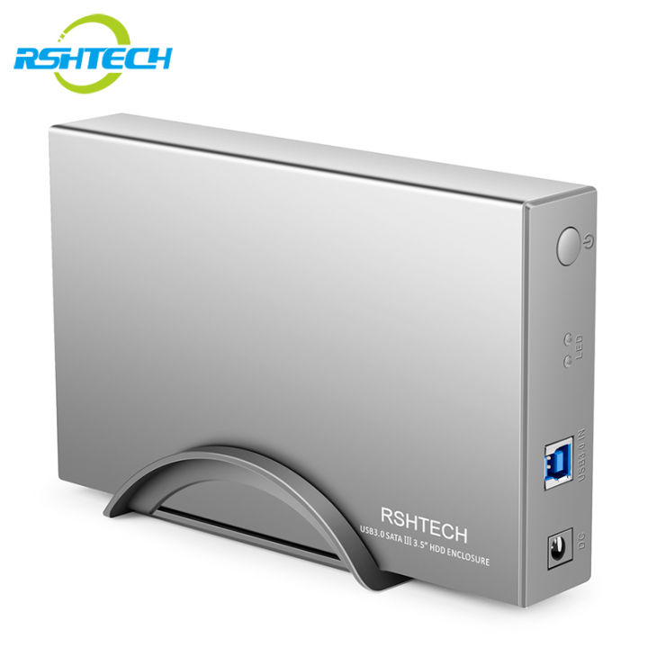 RSHTECH R339 Hard Drive Enclosure Aluminum USB 3.1 Gen 1 HDD Enclosure ...