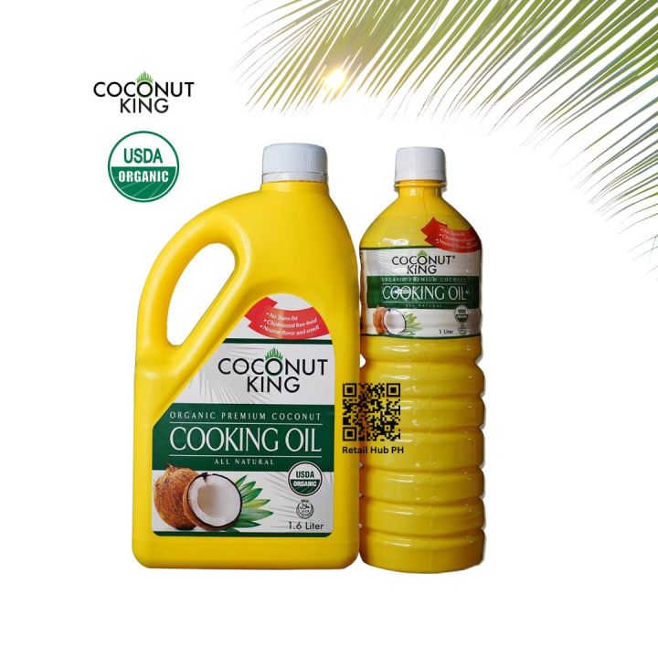 Coconut King Organic Premium Coconut Cooking Oil - All Natural Vegan ...