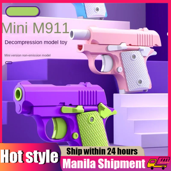 【Parehong estilo ng TK】Turnip Gun 3D Mini 1911 Model Toy Gun Pistols ...