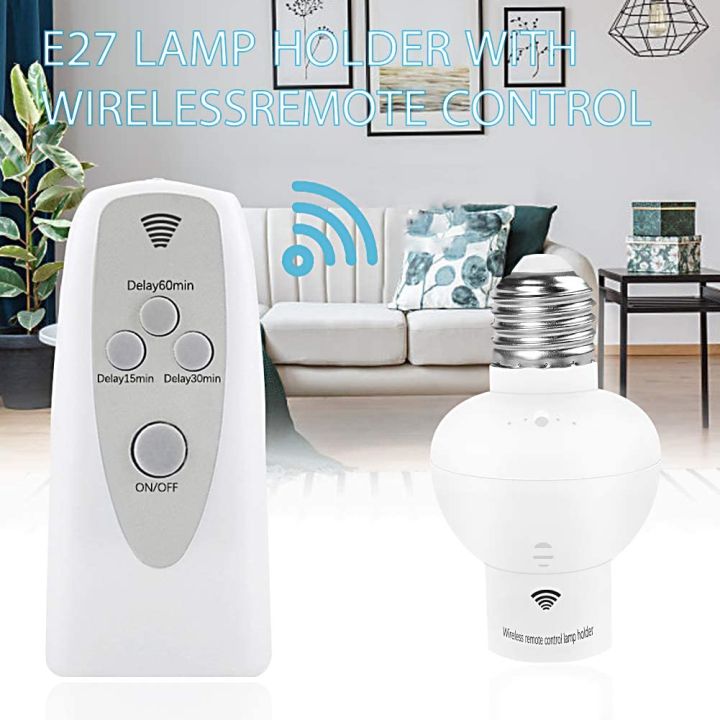 Remote Control Light Lamp Socket E27 Bulb Base,Light Socket Base ...