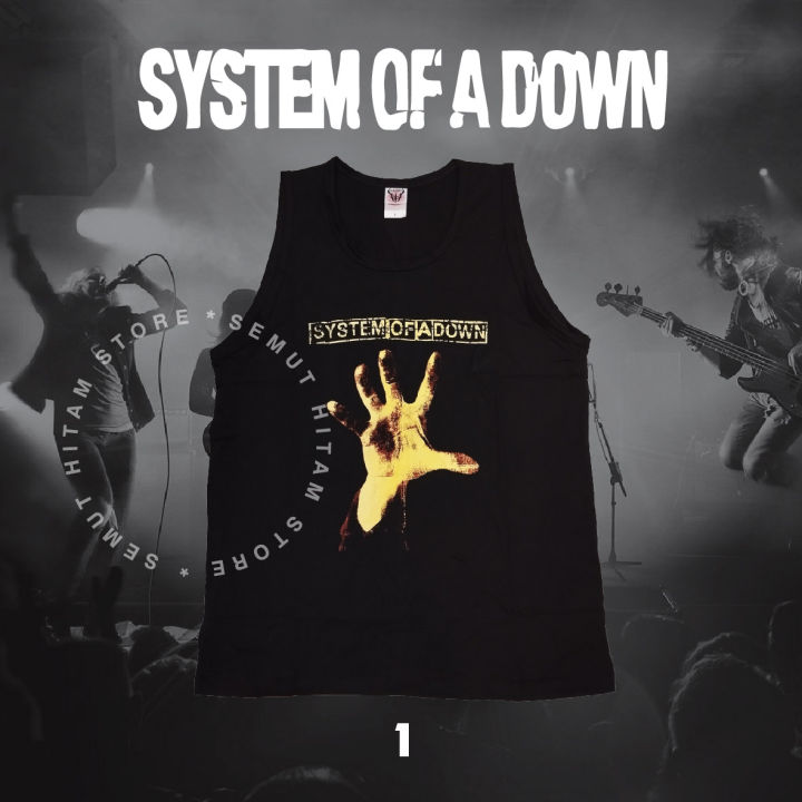 Singlet Lekbong Kutang SYSTEM OF A DOWN HAND DEBUT ALBUM Band Musik ...