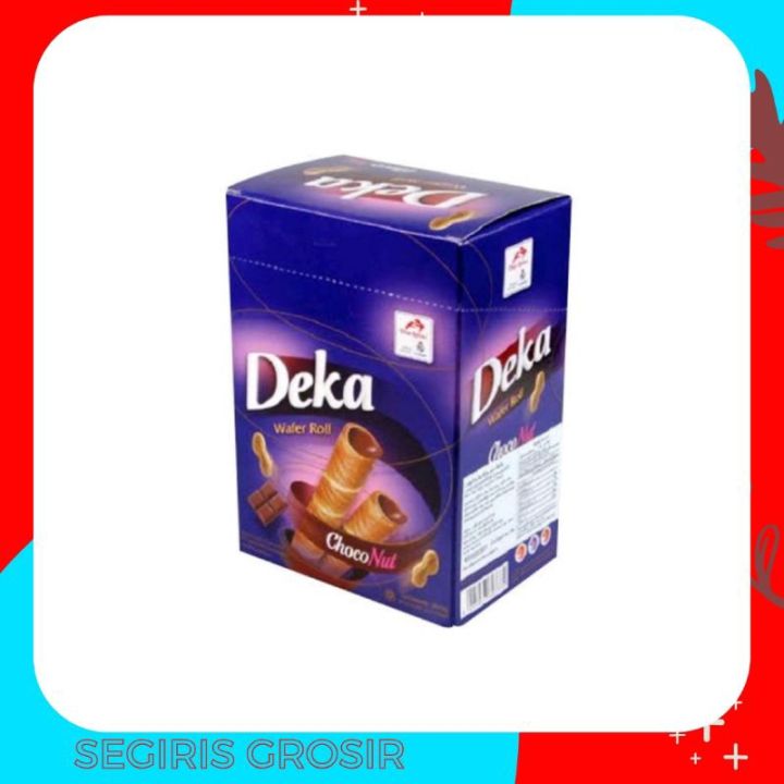 Deka wafer roll choconut 1 box isi 24 pcs | Lazada Indonesia