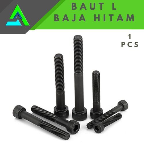 BAUT L M10 X 130 ( 13 CM ) BAJA / HITAM 1 PCS | Lazada Indonesia