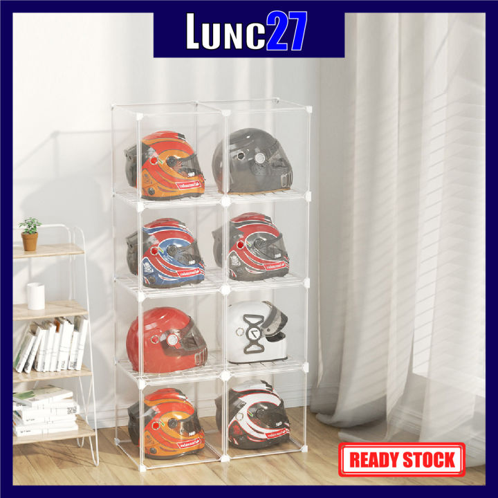 Helmet Shelf Display Cabinet Helmet Storage Cabinet Storage Cabinet ...