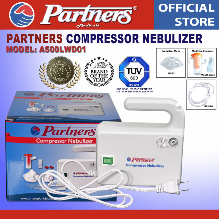 Partners Compressor Nebulizer model: A500LWD01 with Adjustable flow ...