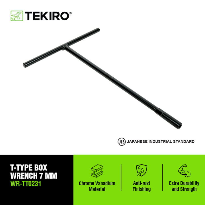 TEKIRO T-TYPE SOCKET 8 MM / KUNCI SOK T HITAM / TOOLS - ALAT PERKAKAS ...