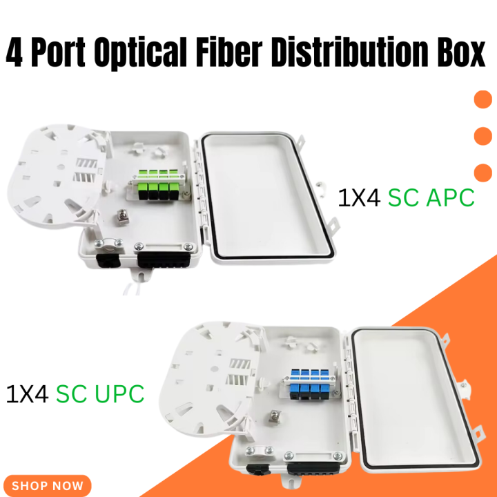 Ftth Core Termination 4 Port Optical Distribution Fttx Fiber Optic
