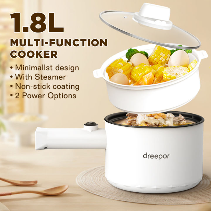 Multifunction Electric Cooking Pot Non-Stick Coating Pot Electric ...