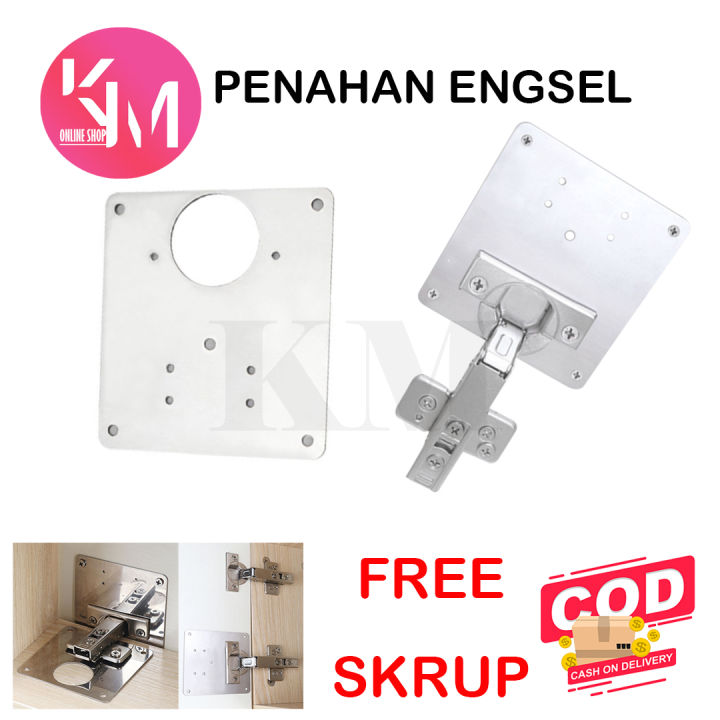 Plat Engsel Perbaikan Jendela Penguat Plat Engsel Sendok 35 mm Pintu ...