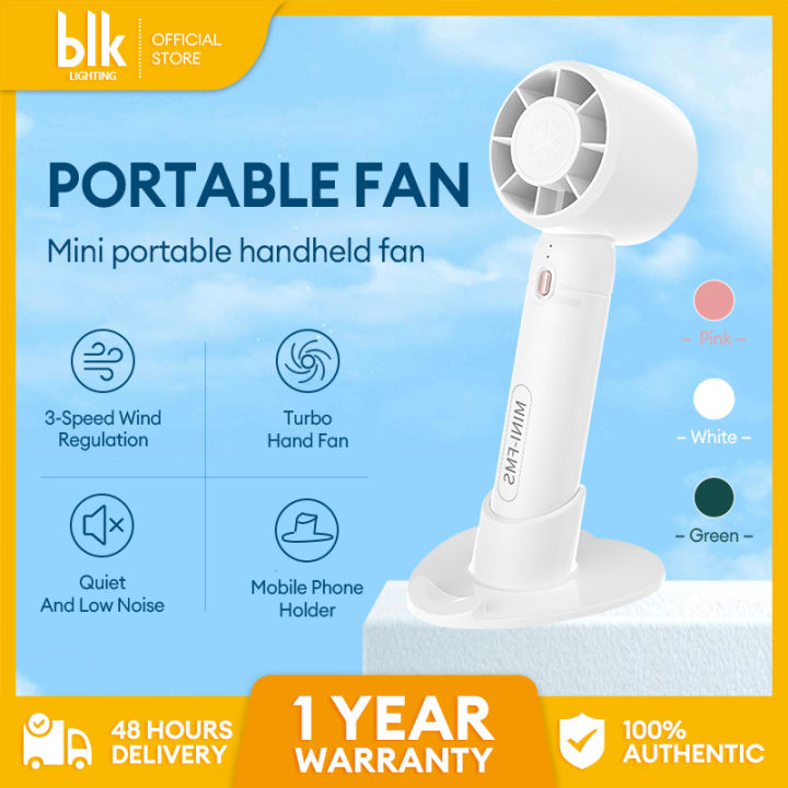 BIK Mini Fan Handheld Portable Rechargeable Electric Fans USB Strong ...