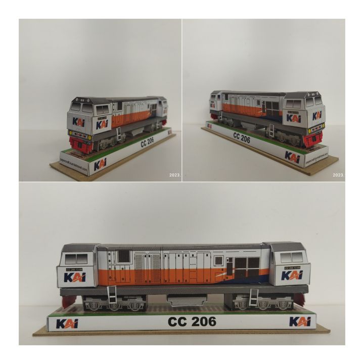 Papercraft Lokomotif CC 206 | Lazada Indonesia