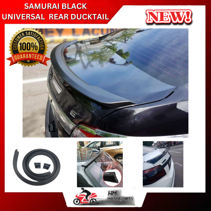 HOM Samurai Black universal rear ducktail Q-73 | Lazada PH