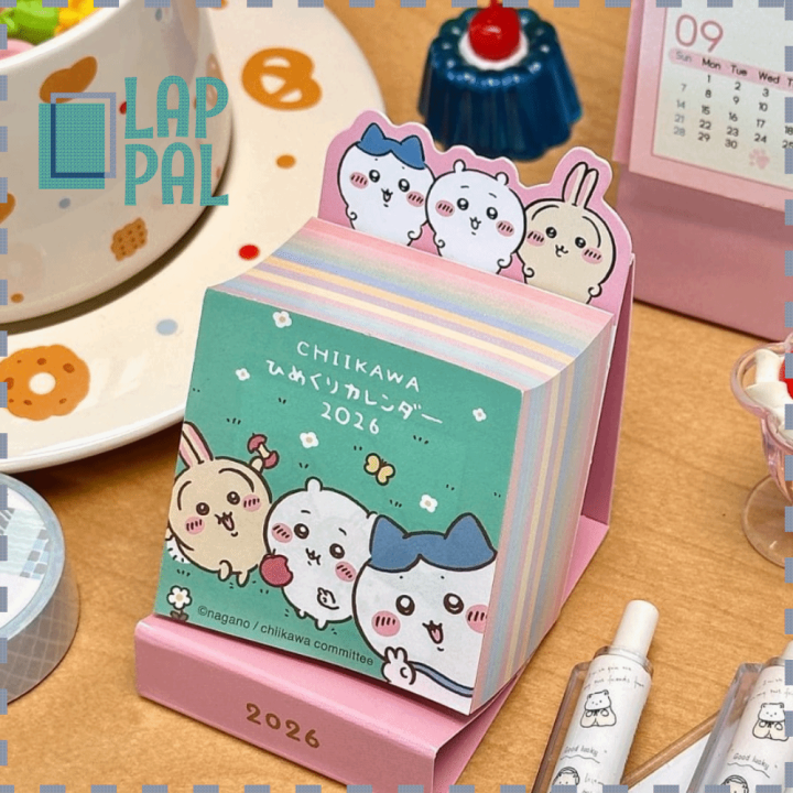 LAP PAL Chiikawa Lịch Snoopy 2026 Phim hoạt hình Xé tay Lịch để bàn Đồ ...