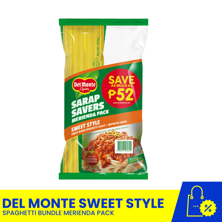 DEL MONTE Sarap Savers Merienda Pack - Sweet Style, pasta sauce ...