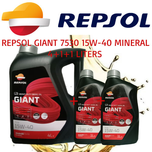Repsol Giant 7530 15W40 Mineral 6 Liters | Lazada PH