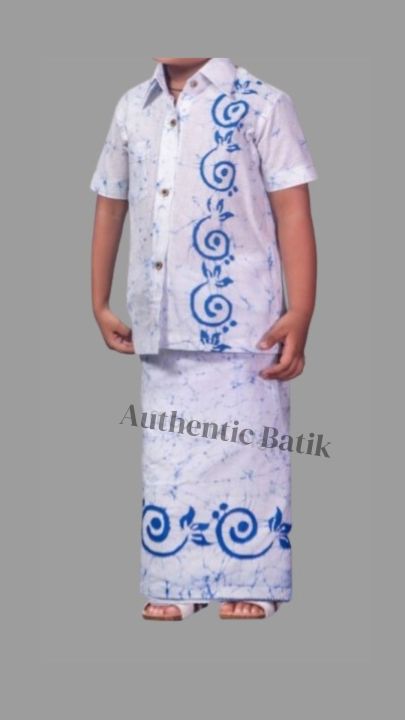 Traditional Batik Sarong & Shirt Kit for kids | Lanka Styles | Lazada ...