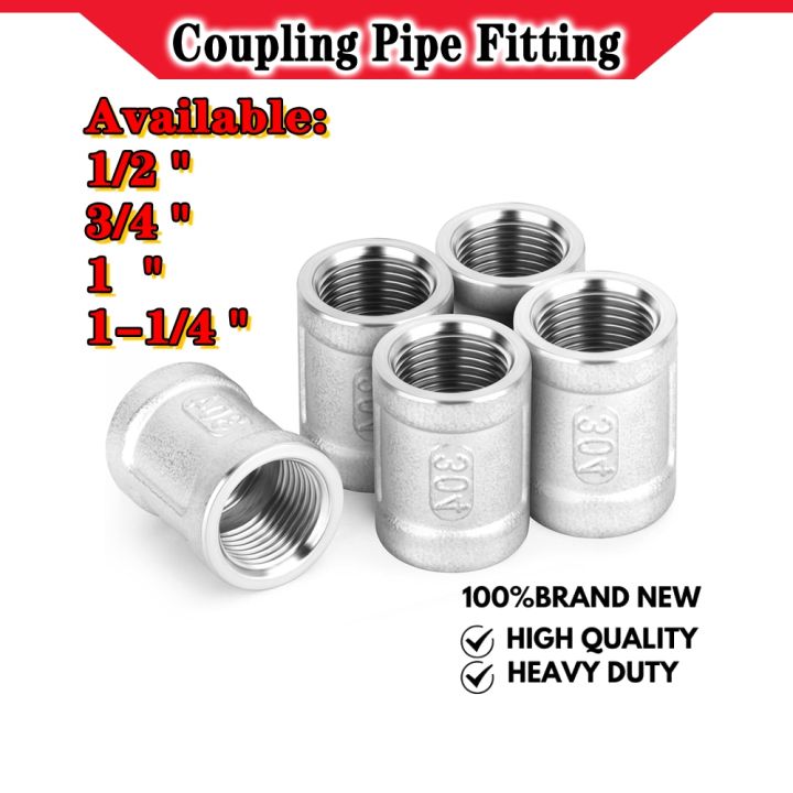 Stainless Steel Coupling Pipe Fittings Standard Size | Lazada PH