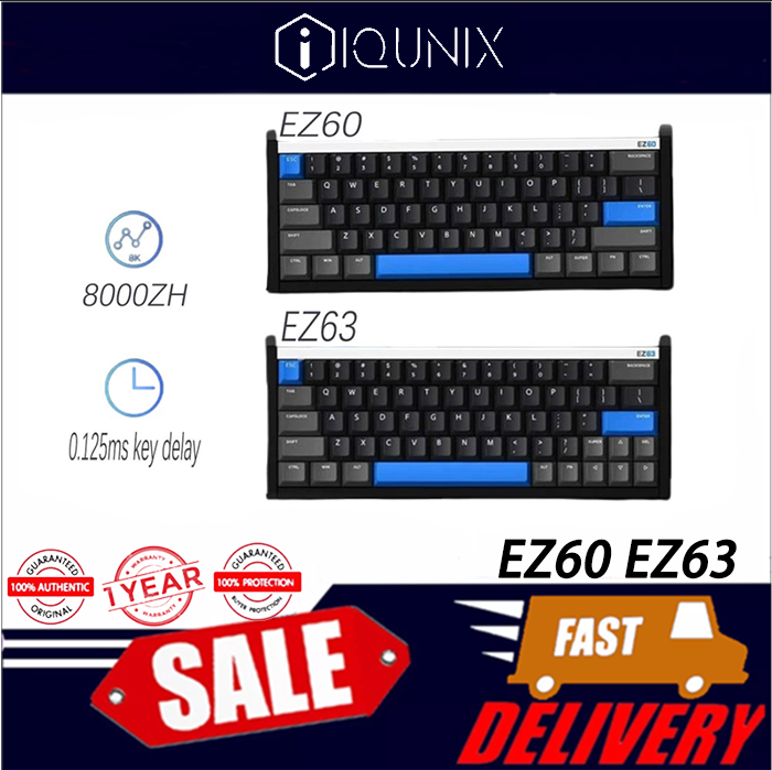 IQUNIX EZ60 EZ63 Flagship Esports Magnetic Switch Gaming Keyboard ...
