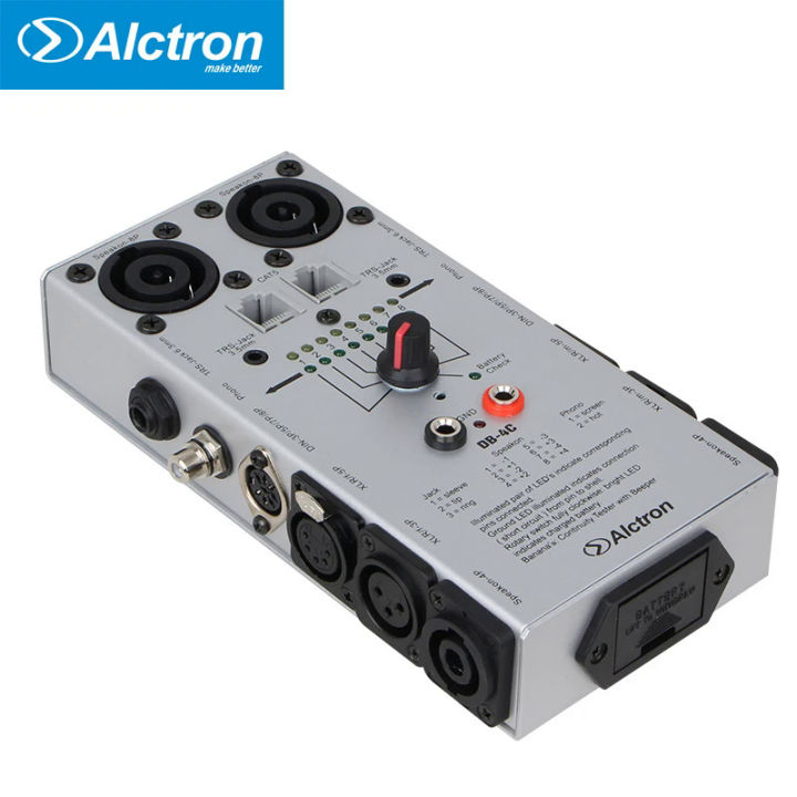 Alctron DB-4C compact Multi audio Cable Tester for Test XLR microphone ...
