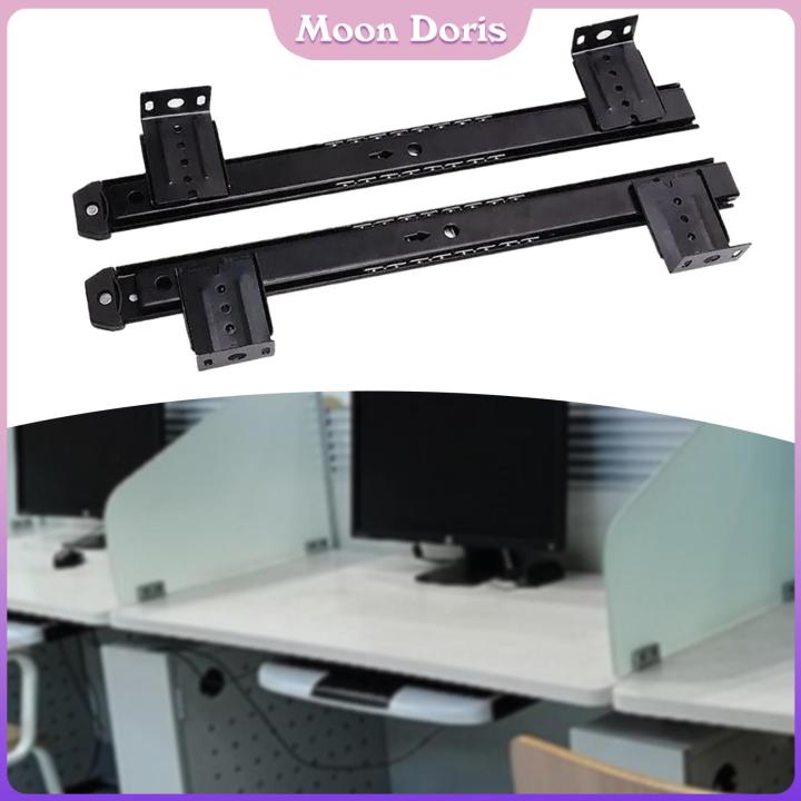 Moon Doris Rails Rack Set Keyboard Tray Slides Under Desk Slider Track ...