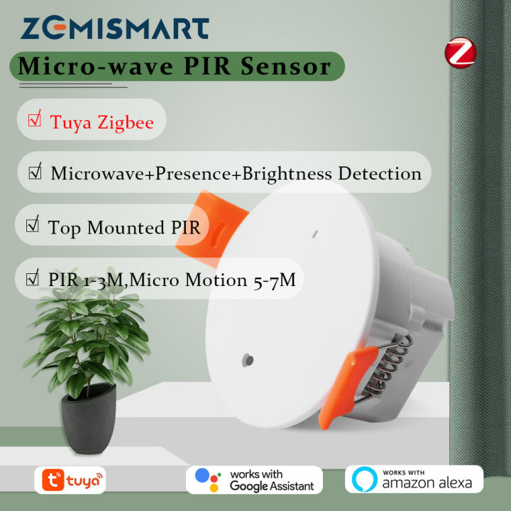 zemismart Tuya Zigbee Smart Human Presence Detector Millimeter Wave ...