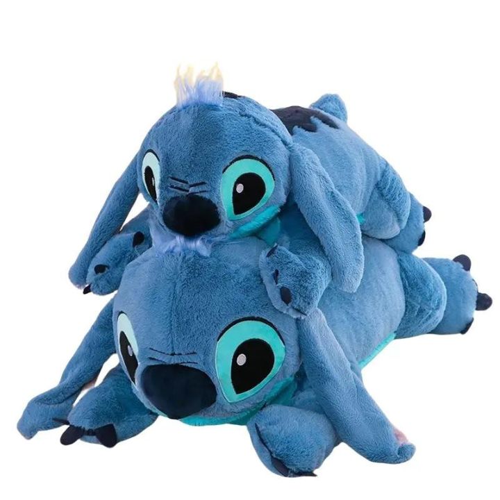 45/60/80cm Disney Lilo & Stitch Plush Toy Giant Lilo & Stitch Cartoon ...