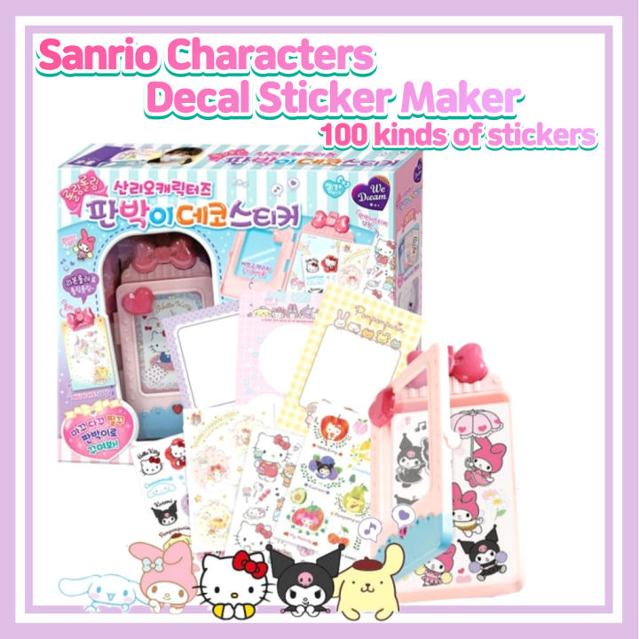 Sanrio Decal Sticker Maker 100 kinds of stickers/Decoration/Decorate ...