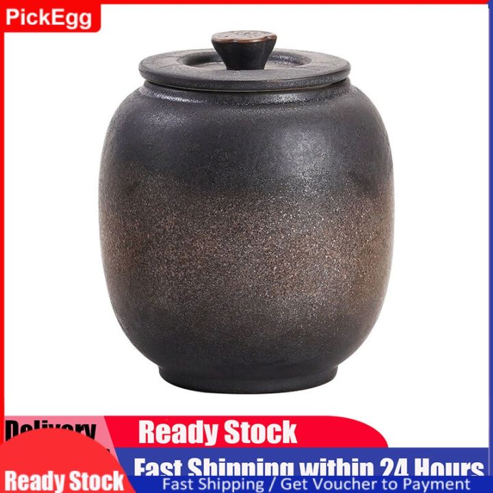 💖💖💖PickEgg Ceramic Tea Container Ceramic Sugar Container Large Desktop ...