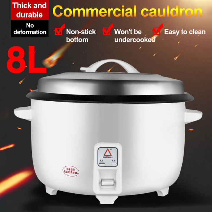 Commercial Rice Cooker Large Capacity Rice Cooker Canteen 8L Rice Cooker Commercial Rice Cooker ...