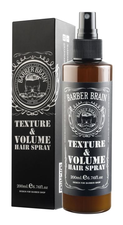 BARBER BRAIN TEXTURE AND VOLUME HAIR SPRAY 200ml (717025) สเปรย์ฉีดยก ...