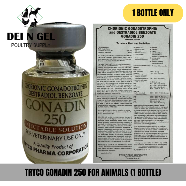 Gonadin 250 for Animals (2ml Ampule) | Lazada PH