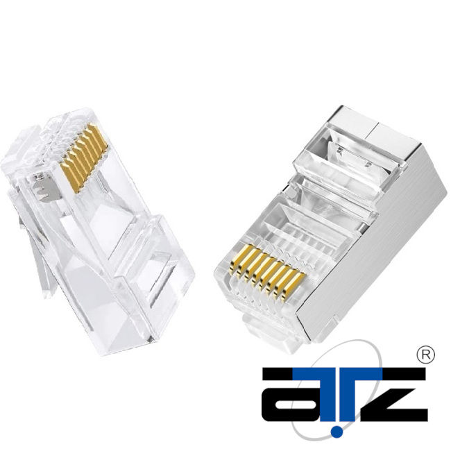 ATZ RJ45 Cat 6/Cat 6A (Unshielded / Shielded) with (Loadbar (LB) / Pass ...