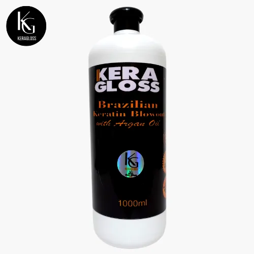 KERAGLOSS BRAZILIAN KERATIN BLOWOUT WITH ARGAN OIL VANILLA SCENT - 1 ...