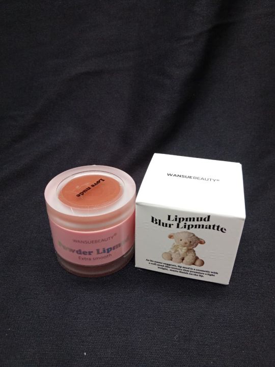 ORIGINAL 100% WANSUE LIPMUD BLUR LIPMATTE WITH BOX II TAHAN LAMA II ...