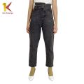 1K Celana Highwaist Fashion Wanita Model Kancing Samping P549 Jeans ...