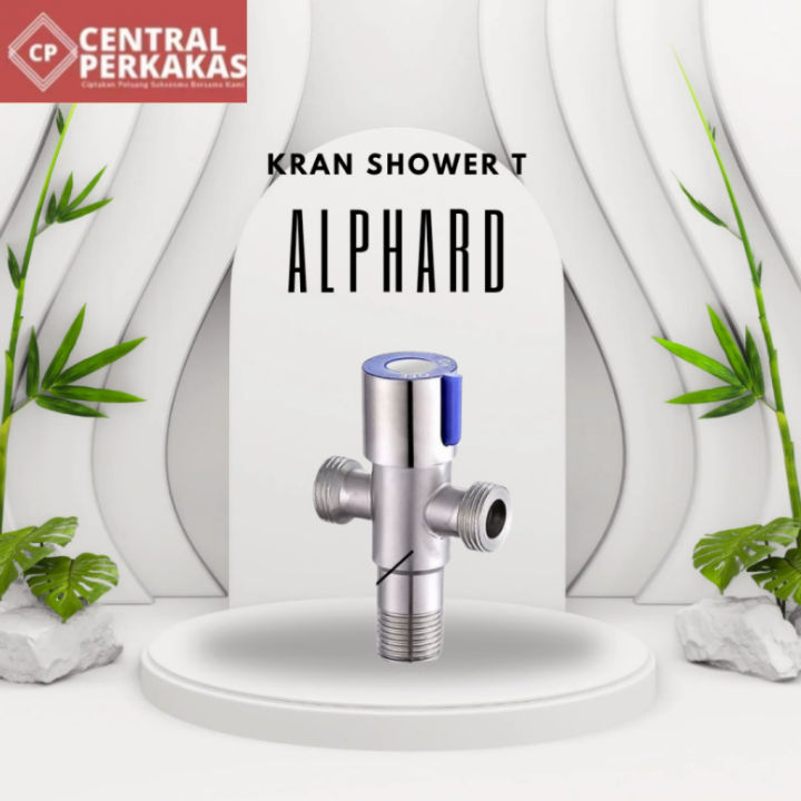 KRAN TEE STAINLESS Stop Kran T Salib Shower/ Stop Kran Stainless SUS ...